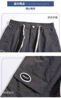 China Grey Mid Waist Spring/Summer mens shorts wholesale suppliers Polyamide (Nylon) 100% Loose Fit Custom (DY004) for sale