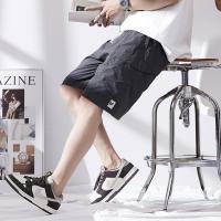 China Grey Mid Waist Spring/Summer wholesale men shorts cargo Polyamide (Nylon) 100% Loose Fit Custom (DY004) for sale
