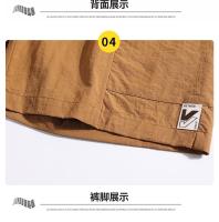 China Grey Mid Waist Spring/Summer wholesale men shorts cargo Polyamide (Nylon) 100% Loose Fit Custom (DY004) for sale
