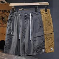China Grey Grey Mid Waist Spring/Summer wholesale men shorts cargo Polyamide (Nylon) 100% Loose Fit Custom (DY004) for sale