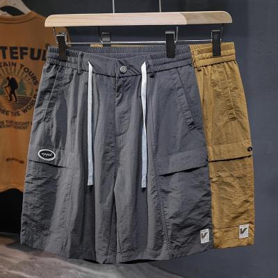 China Grey Grey Mid Waist Spring/Summer wholesale men shorts cargo Polyamide (Nylon) 100% Loose Fit Custom (DY004) for sale