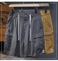 China Grey Grey Mid Waist Spring/Summer wholesale men shorts cargo Polyamide (Nylon) 100% Loose Fit Custom (DY004) for sale