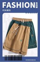 China Mid Waist Green Yellow Spring/Summer wholesale men shorts cargo Polyamide (Nylon) 100% Loose Fit Custom (DY003) for sale