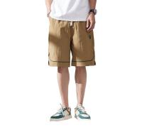China Mid Waist Spring/Summer Yellow Army Green mens shorts wholesale suppliers Polyamide (Nylon) 100% Loose Fit Custom (DY003) for sale