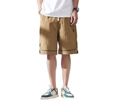 China Mid Waist Spring/Summer Yellow Army Green mens shorts wholesale suppliers Polyamide (Nylon) 100% Loose Fit Custom (DY003) for sale