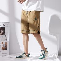 China Mid Waist Spring/Summer Yellow Army Green mens shorts wholesale suppliers Polyamide (Nylon) 100% Loose Fit Custom (DY003) for sale