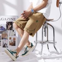 China Mid Waist Spring/Summer Yellow Army Green mens shorts wholesale suppliers Polyamide (Nylon) 100% Loose Fit Custom (DY003) for sale