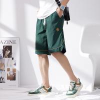 China Mid Waist Spring/Summer Yellow Army Green mens shorts wholesale suppliers Polyamide (Nylon) 100% Loose Fit Custom (DY003) for sale