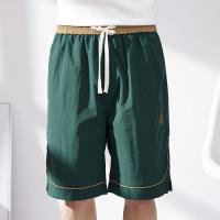 China Mid Waist Spring/Summer Yellow Army Green mens shorts wholesale suppliers Polyamide (Nylon) 100% Loose Fit Custom (DY003) for sale