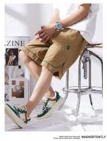 China Mid Waist Spring/Summer Yellow Army Green mens shorts wholesale suppliers Polyamide (Nylon) 100% Loose Fit Custom (DY003) for sale