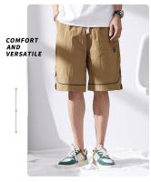 China Mid Waist Spring/Summer Yellow Army Green mens shorts wholesale suppliers Polyamide (Nylon) 100% Loose Fit Custom (DY003) for sale