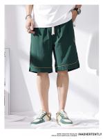 China Mid Waist Spring/Summer Yellow Army Green mens shorts wholesale suppliers Polyamide (Nylon) 100% Loose Fit Custom (DY003) for sale