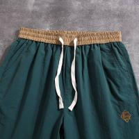 China Green Yellow Mid Waist Green Yellow Spring/Summer wholesale men shorts cargo Polyamide (Nylon) 100% Loose Fit Custom (DY003) for sale