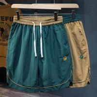China Mid Waist Mid Waist Green Yellow Spring/Summer wholesale men shorts cargo Polyamide (Nylon) 100% Loose Fit Custom (DY003) for sale