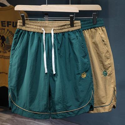 China Mid Waist Mid Waist Green Yellow Spring/Summer wholesale men shorts cargo Polyamide (Nylon) 100% Loose Fit Custom (DY003) for sale