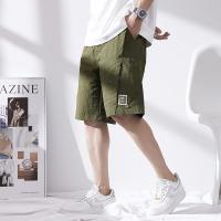 China Mid Waist Spring/Summer Army Green Black wholesale men shorts cargo Polyurethane Elastane 100% Loose Fit Custom (DY002) for sale