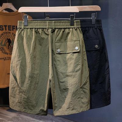 China Army Green Black Mid Waist Spring/Summer Army Green Black wholesale men shorts cargo Polyurethane Elastane 100% Loose Fit Custom (DY002) for sale