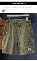 China Army Green Black Mid Waist Spring/Summer Army Green Black wholesale men shorts cargo Polyurethane Elastane 100% Loose Fit Custom (DY002) for sale