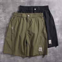 China Mid Waist Mid Waist Spring/Summer Army Green Black mens shorts wholesale suppliers Polyurethane Elastane 100% Loose Fit Custom (DY002) for sale