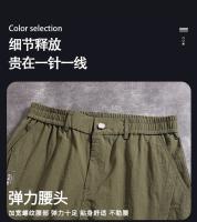 China Mid Waist Mid Waist Spring/Summer Army Green Black mens shorts wholesale suppliers Polyurethane Elastane 100% Loose Fit Custom (DY002) for sale