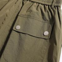 China Loose Fit Mid Waist Spring/Summer Army Green Black wholesale men shorts cargo Polyurethane Elastane 100% Loose Fit Custom (DY002) for sale