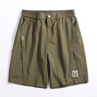 China Loose Fit Mid Waist Spring/Summer Army Green Black wholesale men shorts cargo Polyurethane Elastane 100% Loose Fit Custom (DY002) for sale