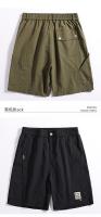 China Loose Fit Mid Waist Spring/Summer Army Green Black wholesale men shorts cargo Polyurethane Elastane 100% Loose Fit Custom (DY002) for sale