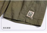 China Loose Fit Mid Waist Spring/Summer Army Green Black wholesale men shorts cargo Polyurethane Elastane 100% Loose Fit Custom (DY002) for sale