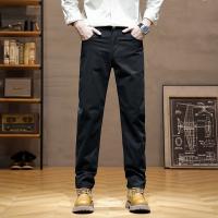 China Black Grey Daily Washed Mid Waist mens pants wholesale Black Grey Breathable Custom (P361) for sale