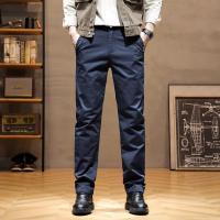 China Black Basic Daily mens pants wholesale Washed Mid Waist Custom (P331) for sale