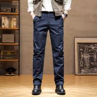 China Black Basic Daily mens pants wholesale Washed Mid Waist Custom (P331) for sale
