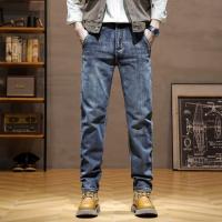 China Basic Mid Waist Slight Stretch wholesale skinny jeans mens Business Office/Commute Daily Regular Custom (P315) for sale