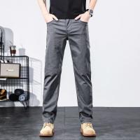 China Grey Black Daily Washed Mid Waist mens pants wholesale Grey Black Breathable Custom (P361) for sale