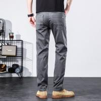 China Grey Black Daily Washed Mid Waist mens pants wholesale Grey Black Breathable Custom (P361) for sale