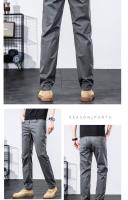China Grey Black Daily Washed Mid Waist mens pants wholesale Grey Black Breathable Custom (P361) for sale