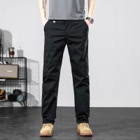 China Black Daily Washed mens pants wholesale Mid Waist Slight Stretch Custom (P331) for sale