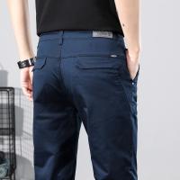 China Black Daily Washed mens pants wholesale Mid Waist Slight Stretch Custom (P331) for sale