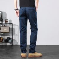 China Black Daily Washed mens pants wholesale Mid Waist Slight Stretch Custom (P331) for sale