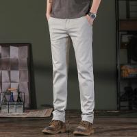 China Washed Black Daily Washed dress pants wholesale price Mid Waist Breathable Custom (P348) for sale