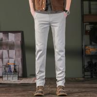 China Washed Black Daily Washed dress pants wholesale price Mid Waist Breathable Custom (P348) for sale
