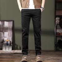 China Washed Black Daily Washed dress pants wholesale price Mid Waist Breathable Custom (P348) for sale