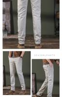 China Washed Black Daily Washed dress pants wholesale price Mid Waist Breathable Custom (P348) for sale
