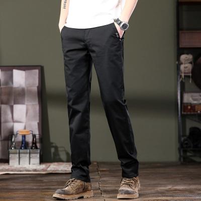 China Solid Color Black Daily Washed dress pants wholesale price Mid Waist Breathable Custom (P331) for sale