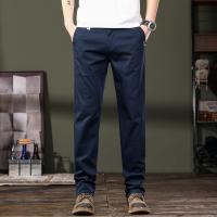 China Solid Color Black Daily Washed dress pants wholesale price Mid Waist Breathable Custom (P331) for sale