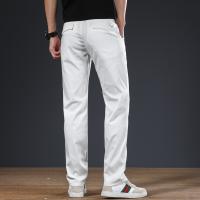 China Straight Pant Slight Stretch Off White Dark Grey dress pants wholesale price Regular Custom (P352) for sale