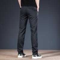 China Straight Pant Slight Stretch Off White Dark Grey dress pants wholesale price Regular Custom (P352) for sale