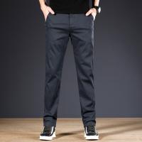 China Straight Pant Slight Stretch Off White Dark Grey dress pants wholesale price Regular Custom (P352) for sale