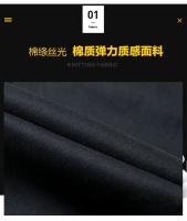 China Straight Pant Slight Stretch Off White Dark Grey dress pants wholesale price Regular Custom (P352) for sale