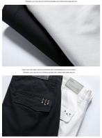 China Straight Pant Slight Stretch Off White Dark Grey dress pants wholesale price Regular Custom (P352) for sale