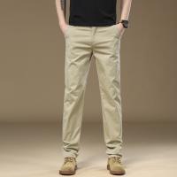 China Black Khaki Straight Pant Slight Stretch dress pants wholesale price Regular Custom (P351) for sale